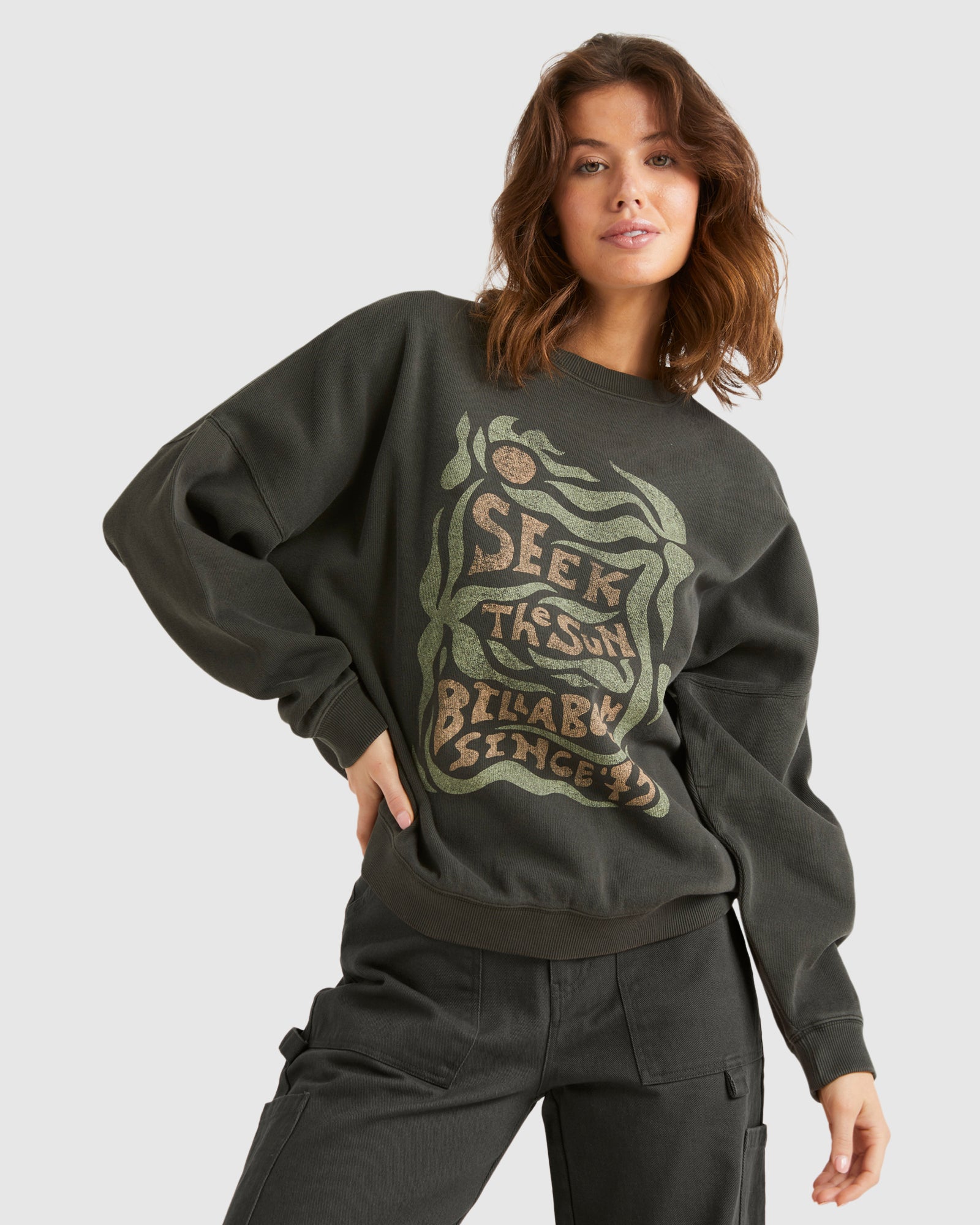 Womens Seek The Sun Crew Neck – Billabong AU