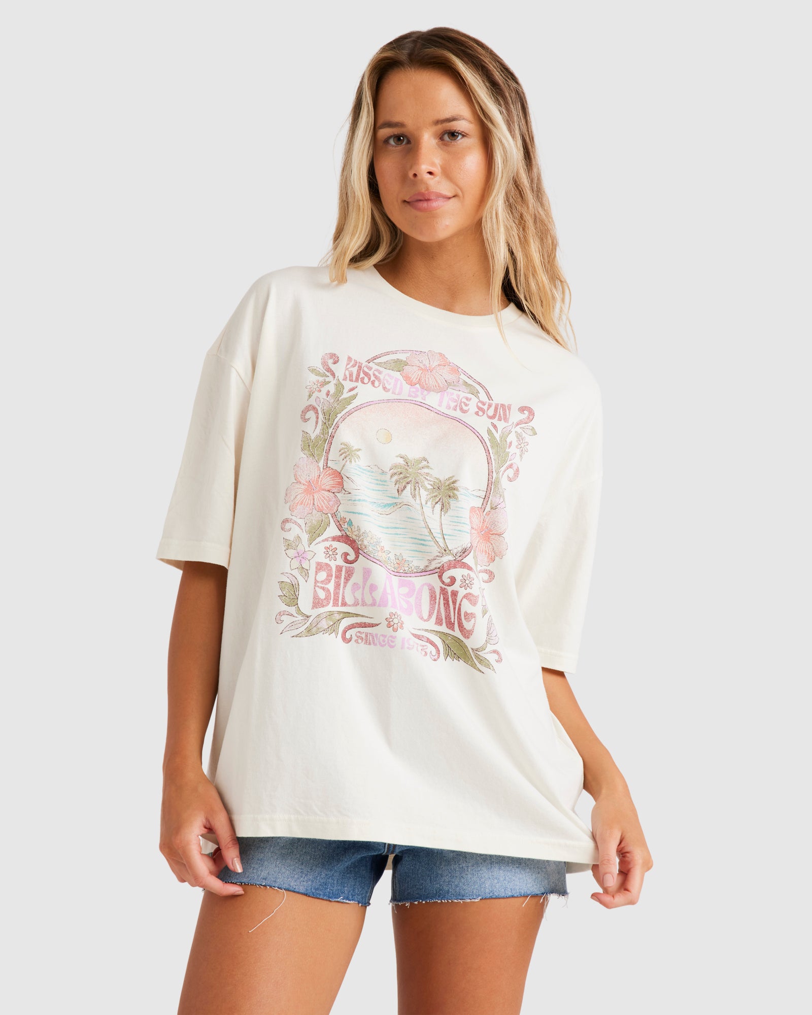Womens Kissed By The Sun T-Shirt - SALT CRYSTAL | Billabong AU