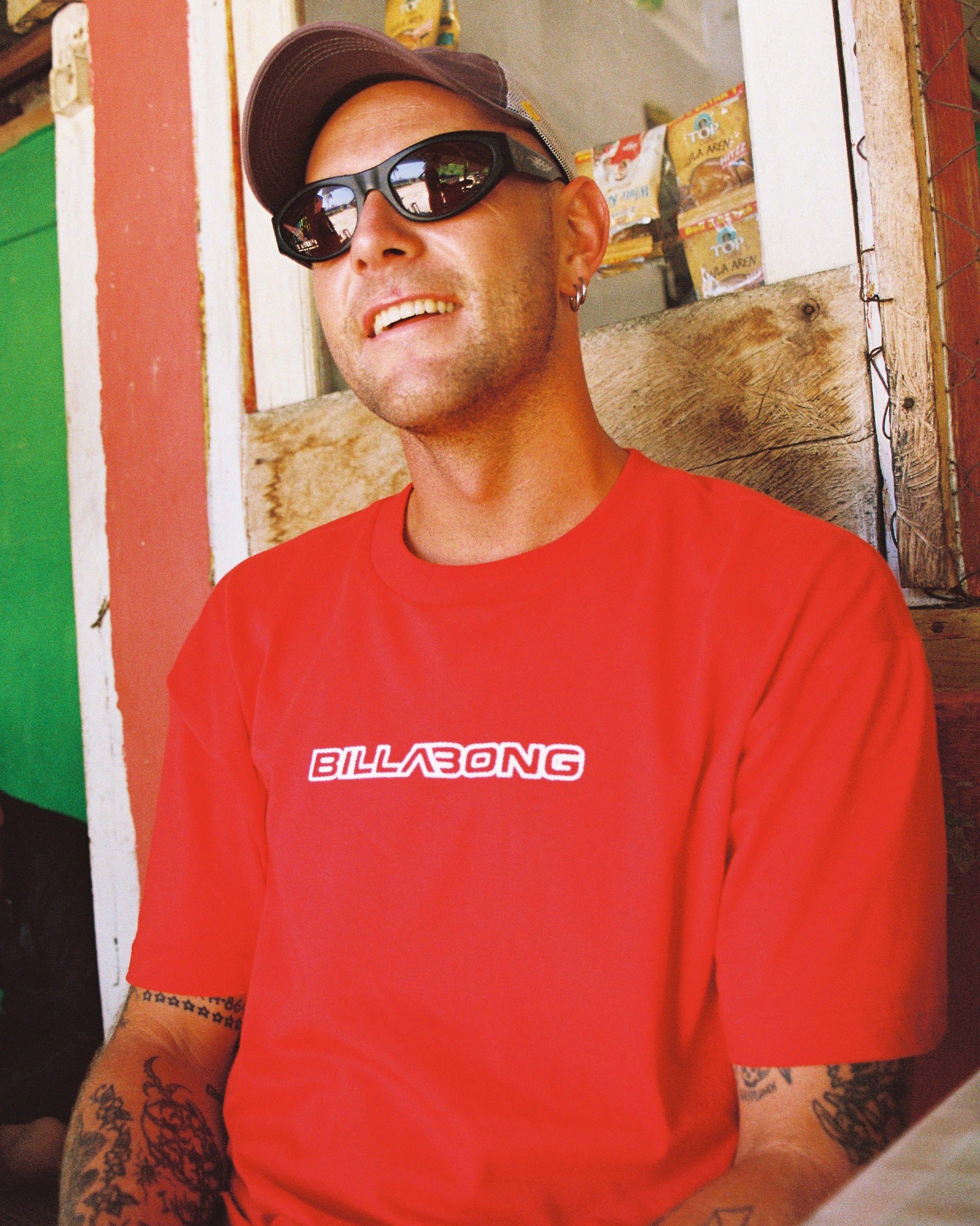 Mens Halftone OG T-Shirt – True Red – Billabong AU