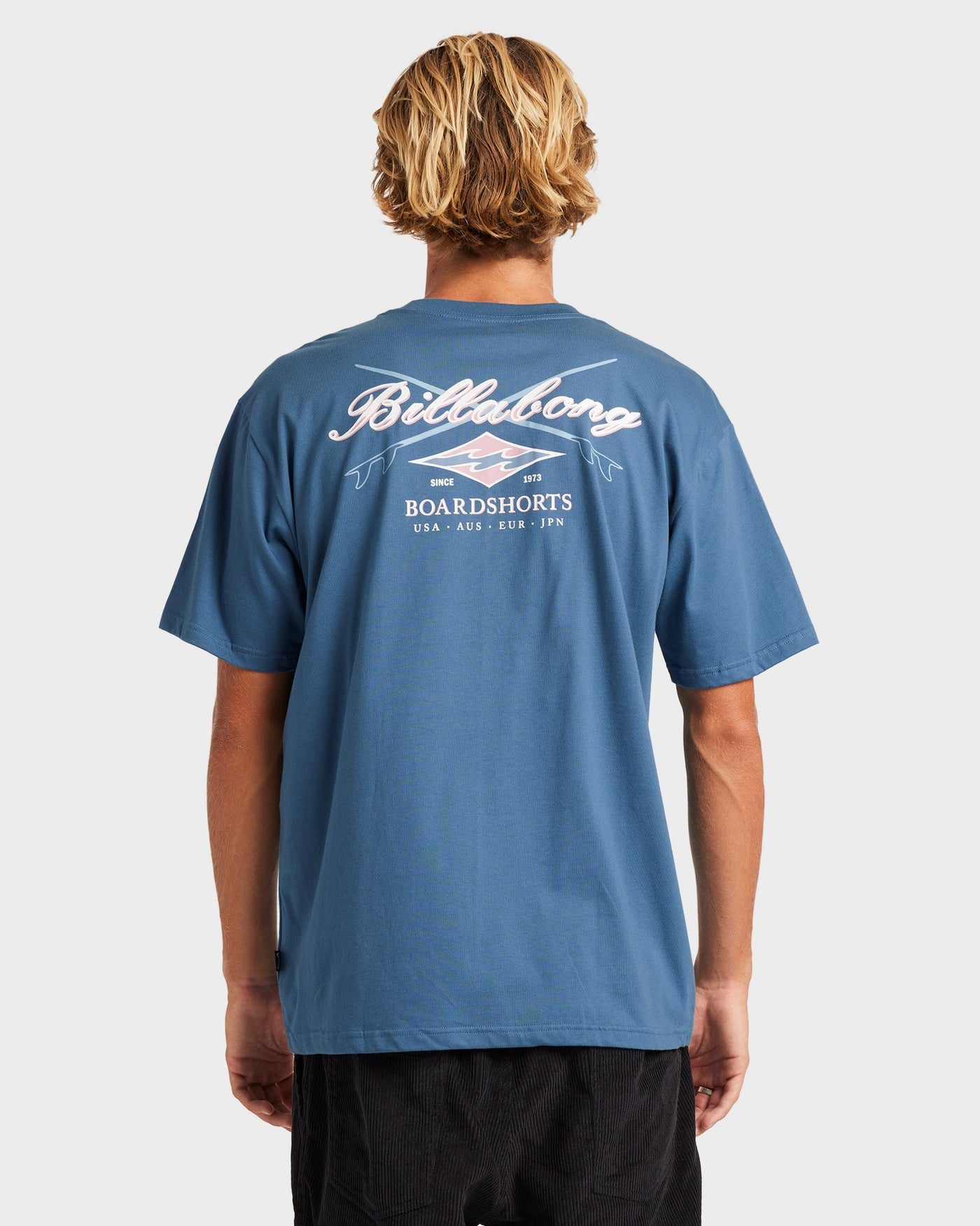 Mens Crossboards Regular T-Shirt – Real Teal – Billabong AU