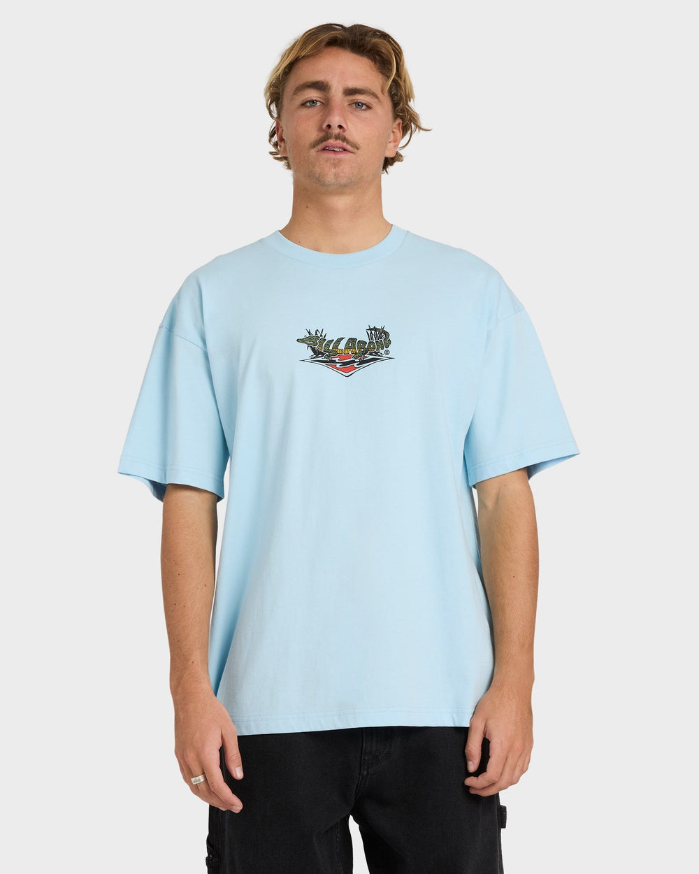 Mens Croc Diamond OG T-Shirt – Powder Blue – Billabong AU