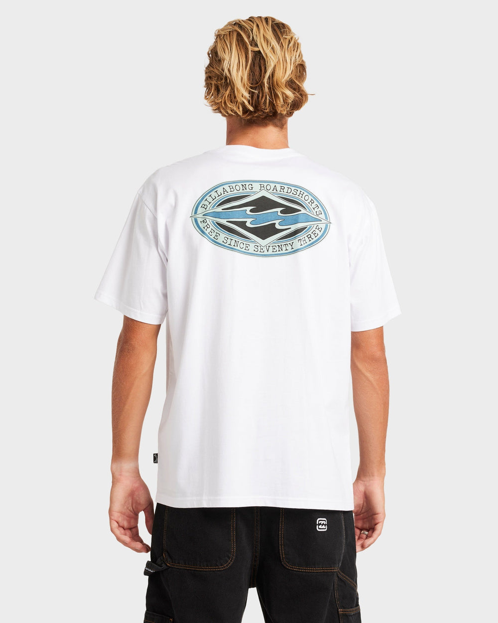 Mens Rotor Diamond Regular T-Shirt – White – Billabong AU