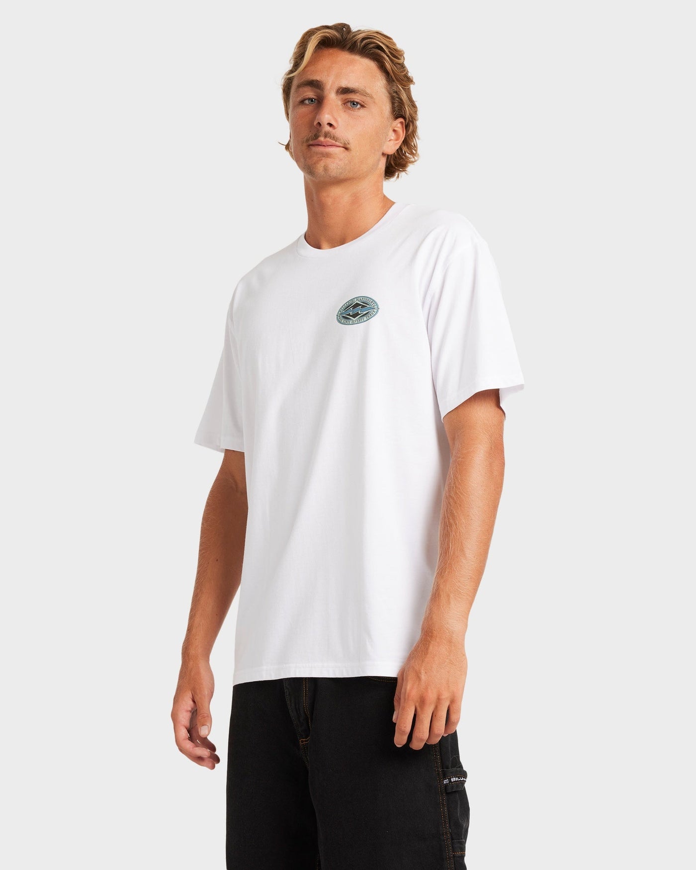 Mens Rotor Diamond Regular T-Shirt – White – Billabong AU
