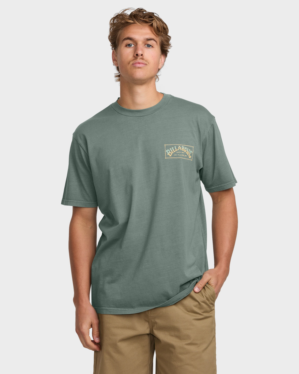 Mens Original Arch Premium Wave Washed T-Shirt – Billabong AU
