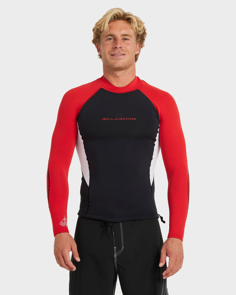 Mens 1/1mm Revolution Long Sleeve Wetsuit Top – Billabong AU