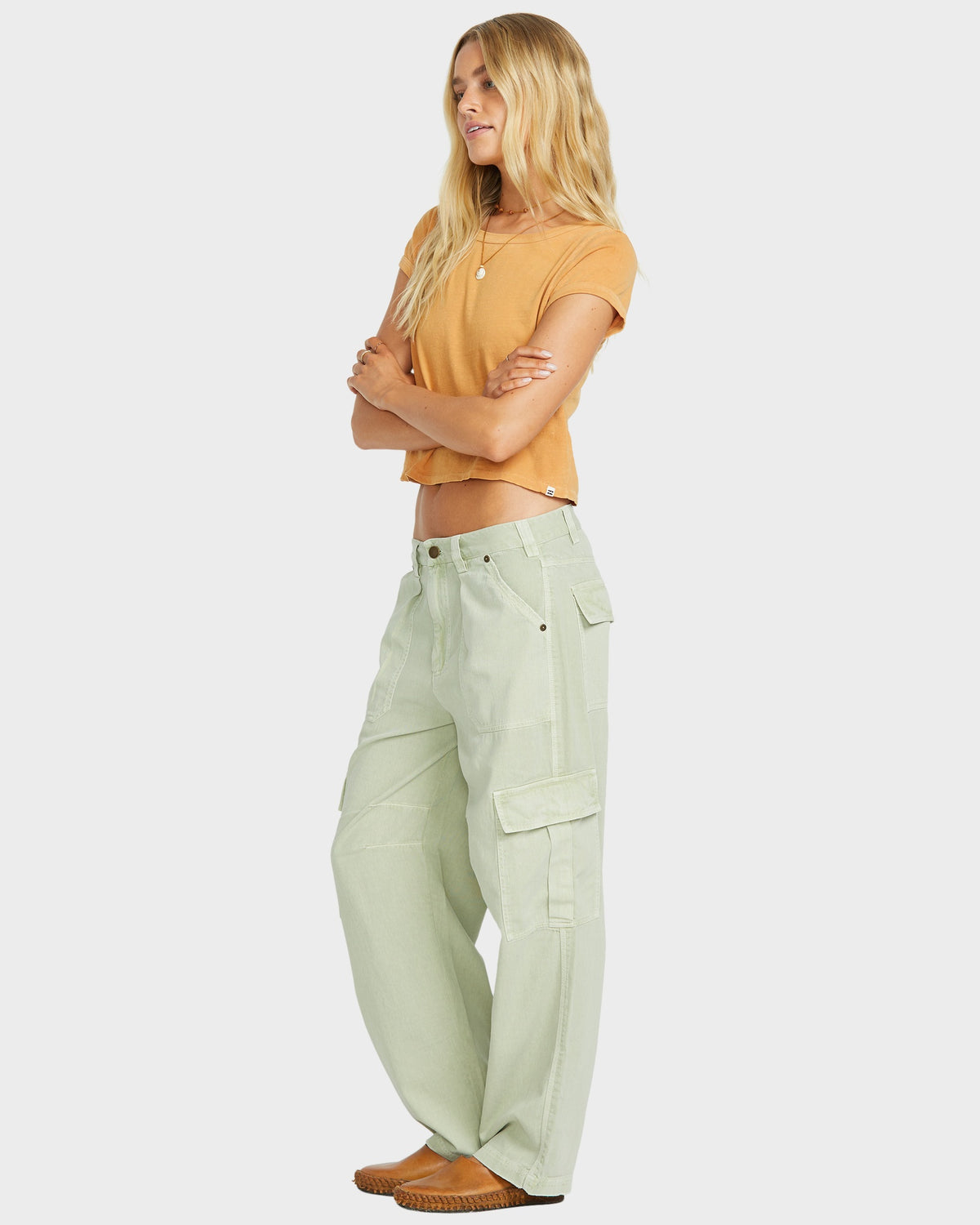 Womens Walk Along Cargo Pants – Pistachio – Billabong AU