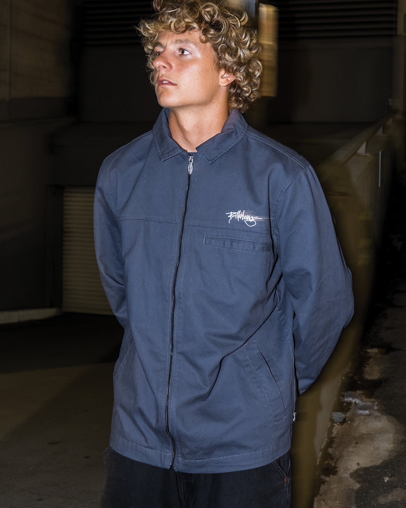 Mens Jimmy Jacket - GRAPHITE INDIGO | Billabong AU