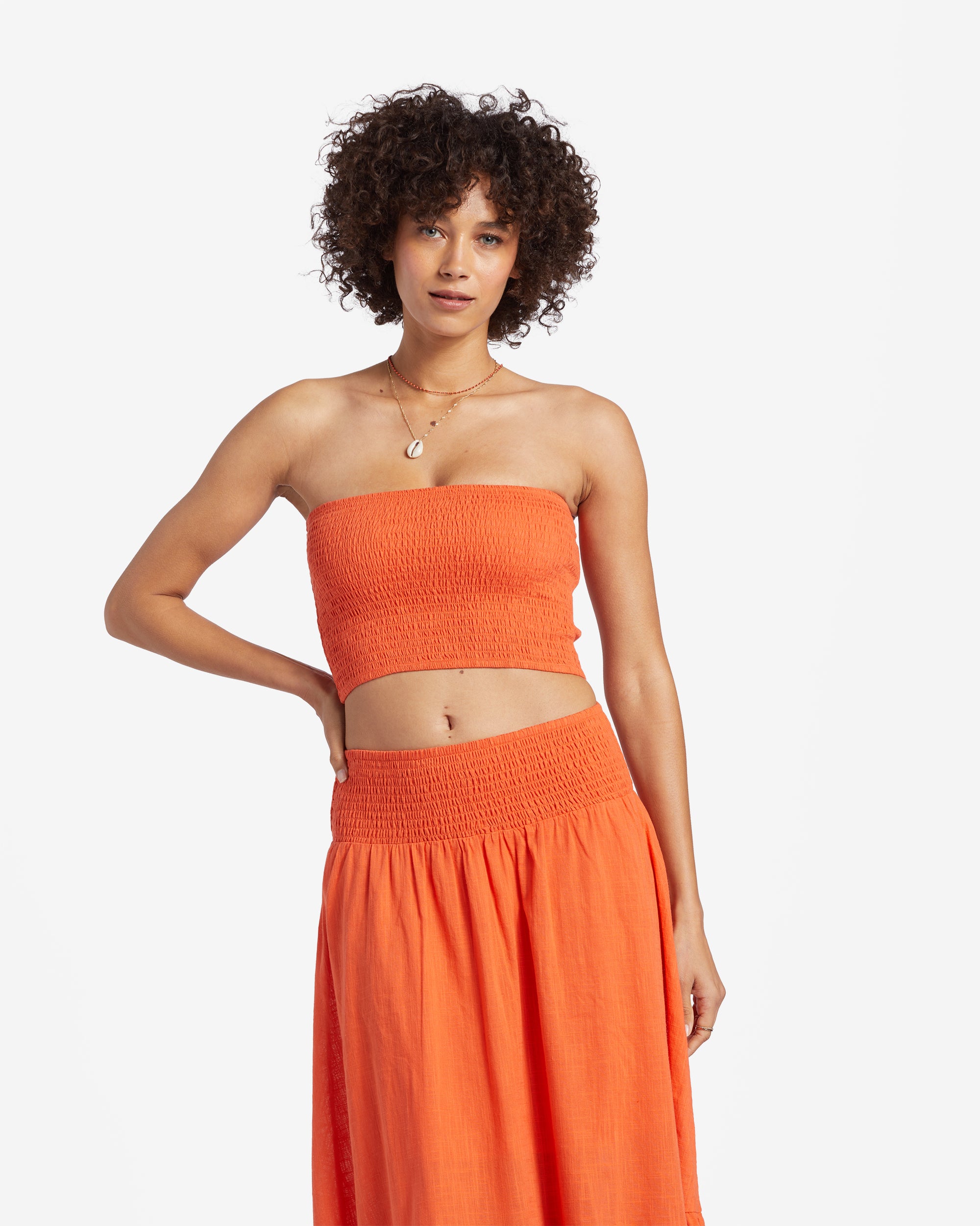 Womens Keep It Simple Top - CORAL CRAZE | Billabong AU