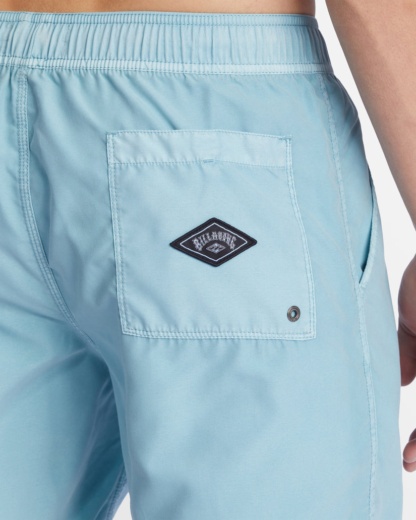 Mens All Day Overdye Layback 17" Boardshorts - DUSTY BLUE | Billabong AU