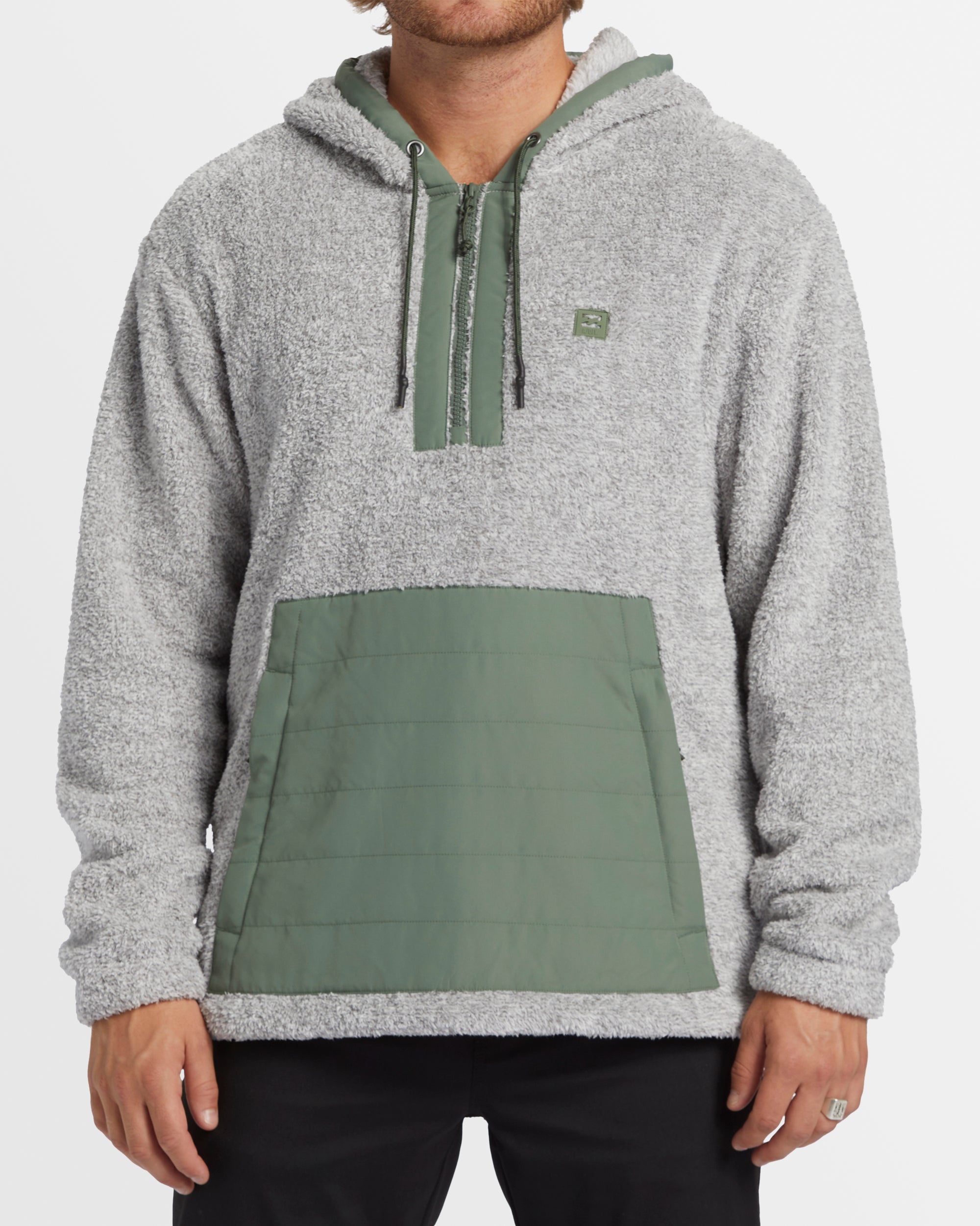 Mens Badger Half Zip - GREY HEATHER | Billabong AU