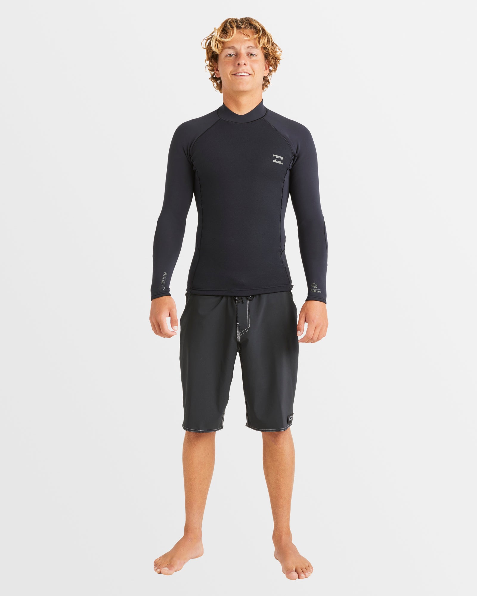 Mens 1/1mm Revolution Natural Zipperless Wetsuit Top – Billabong AU