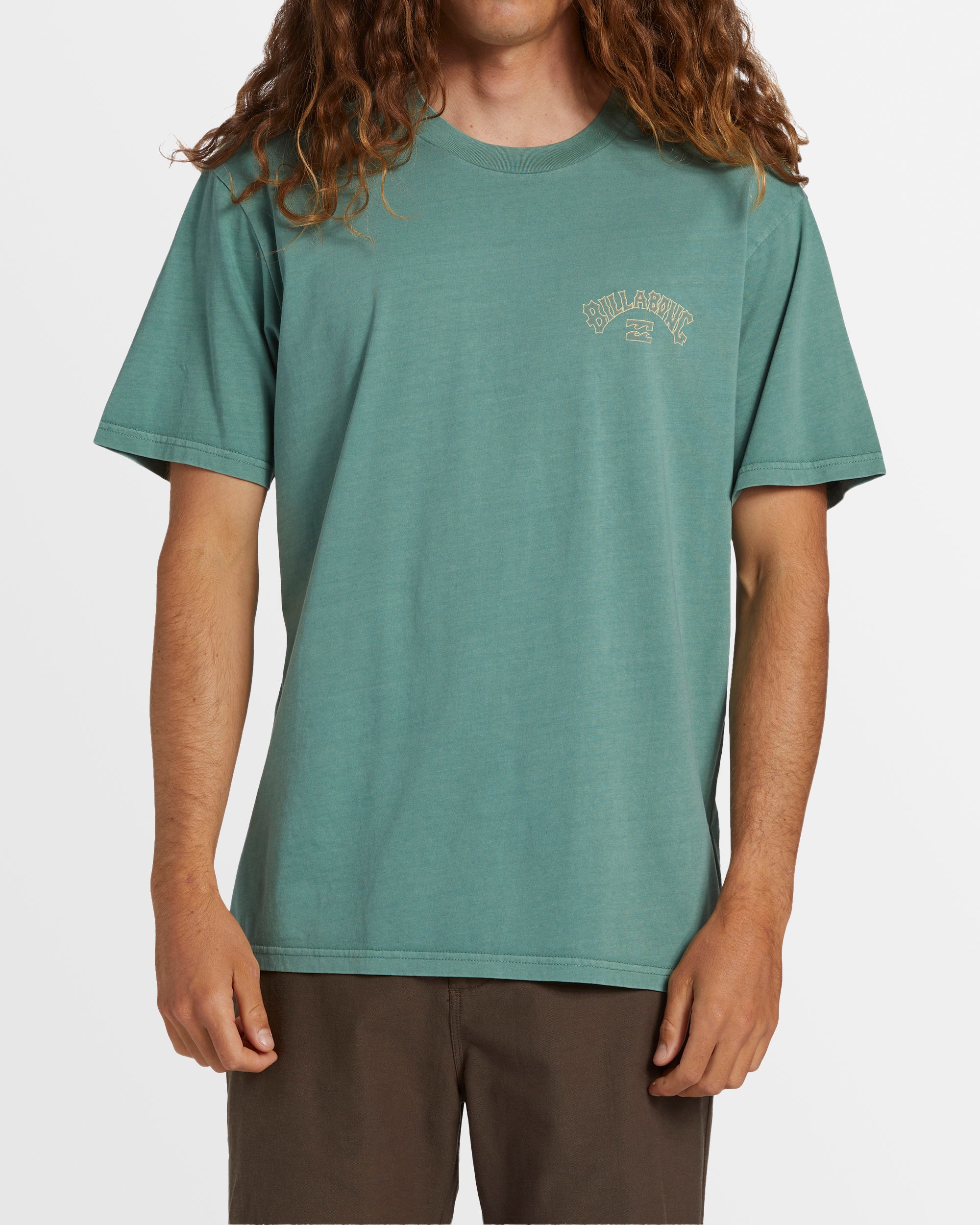 Mens Arch Wash T-Shirt - MARINE GREEN | Billabong AU