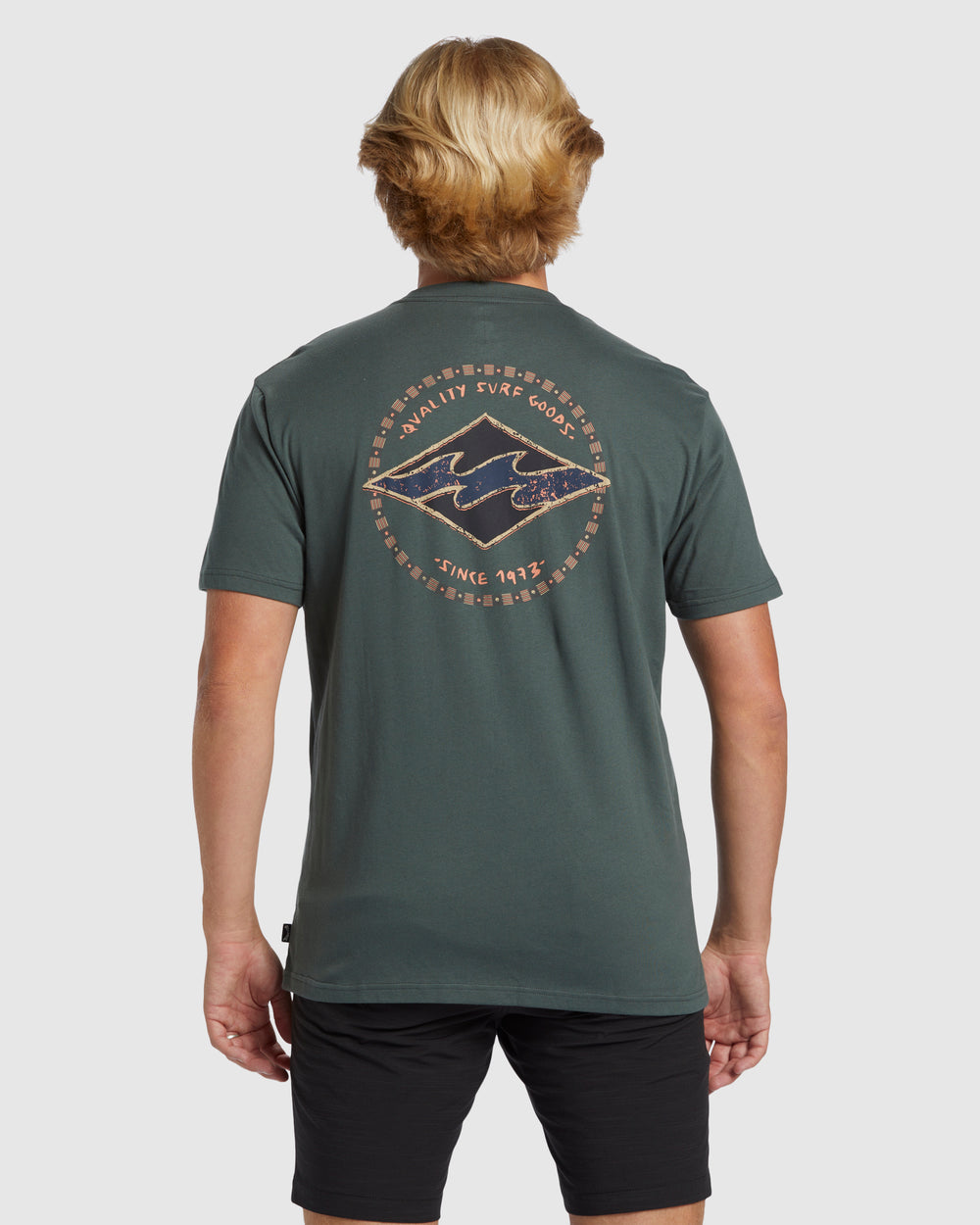 Mens Rotor Diamond T-Shirt – Slate Green – Billabong AU