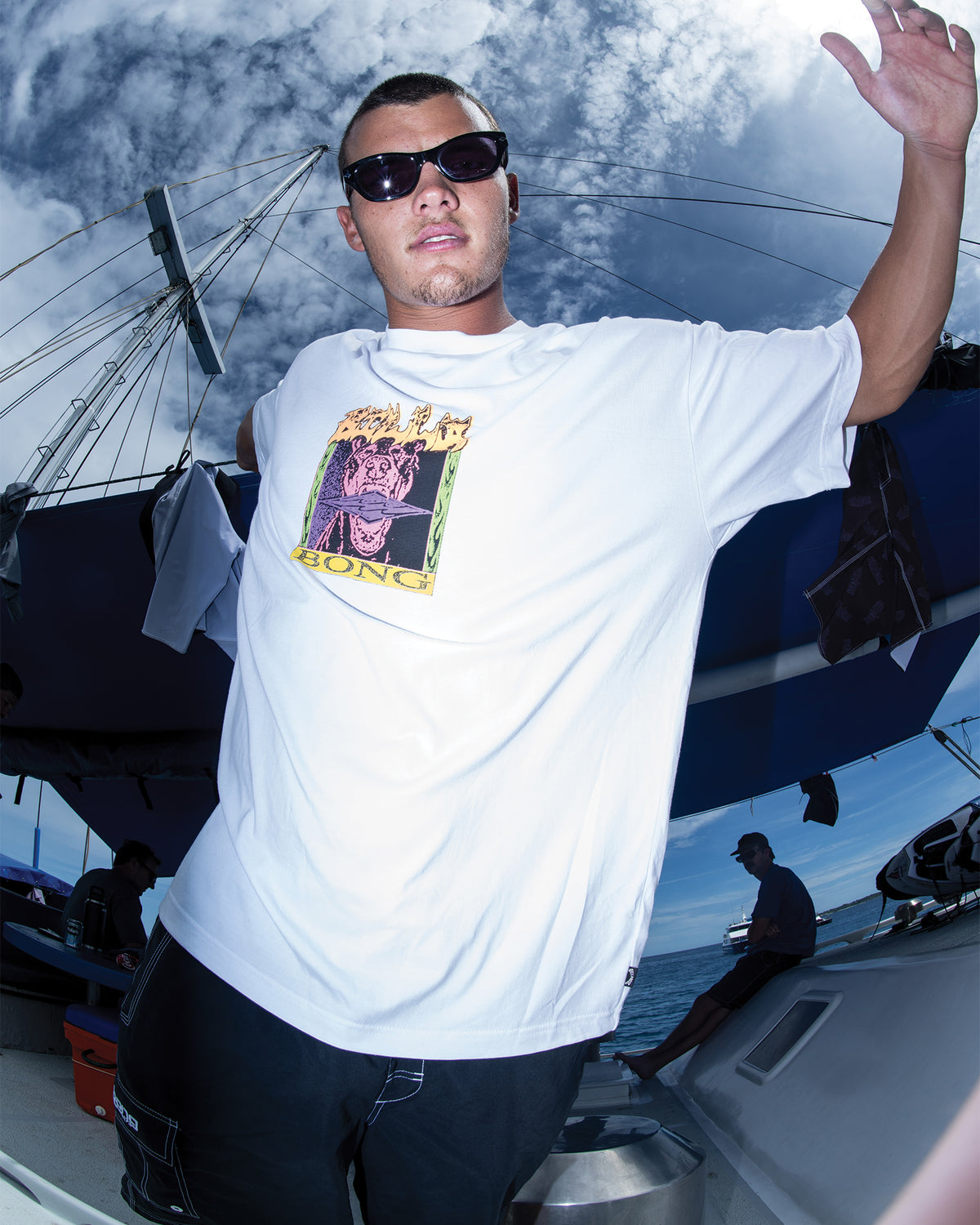 Mens Dawg T-Shirt – White – Billabong AU