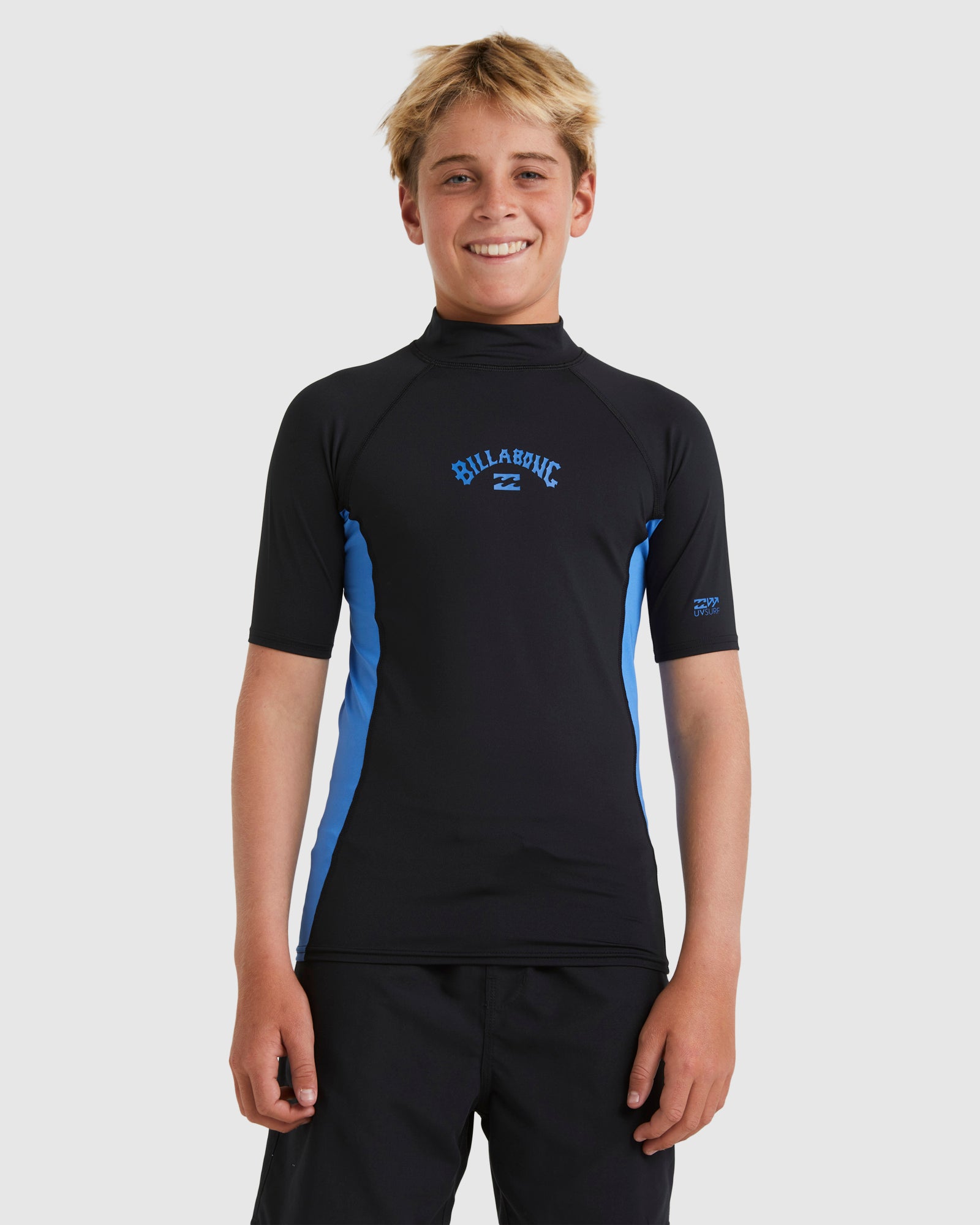 Boys Arch Pf Ss - BLACK/SUMMER BLUE | Billabong AU