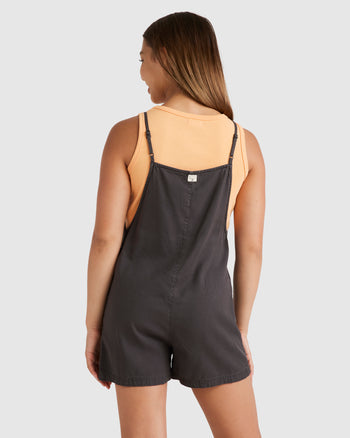 Girls 6-16 Wave Watch Jr Playsuit - OFF BLACK | Billabong AU