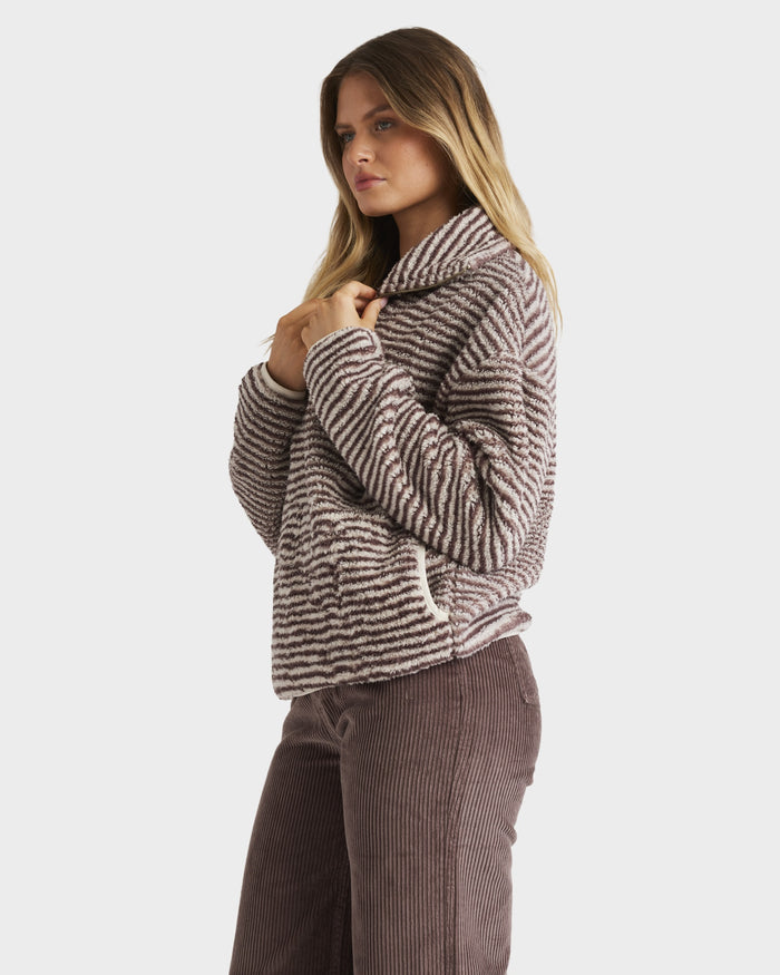 Womens Cool Tides Half Zip Fleece Pullover – Billabong AU