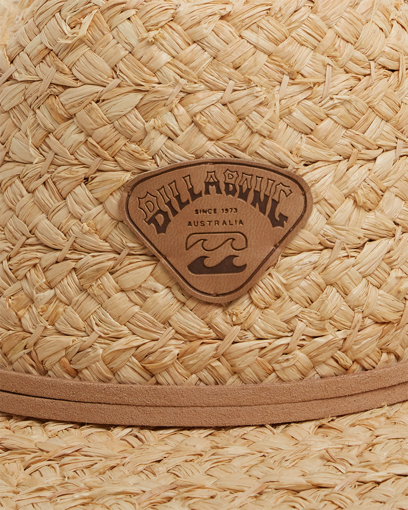 Womens Wave Chaser Straw Hat - NATURAL | Billabong AU