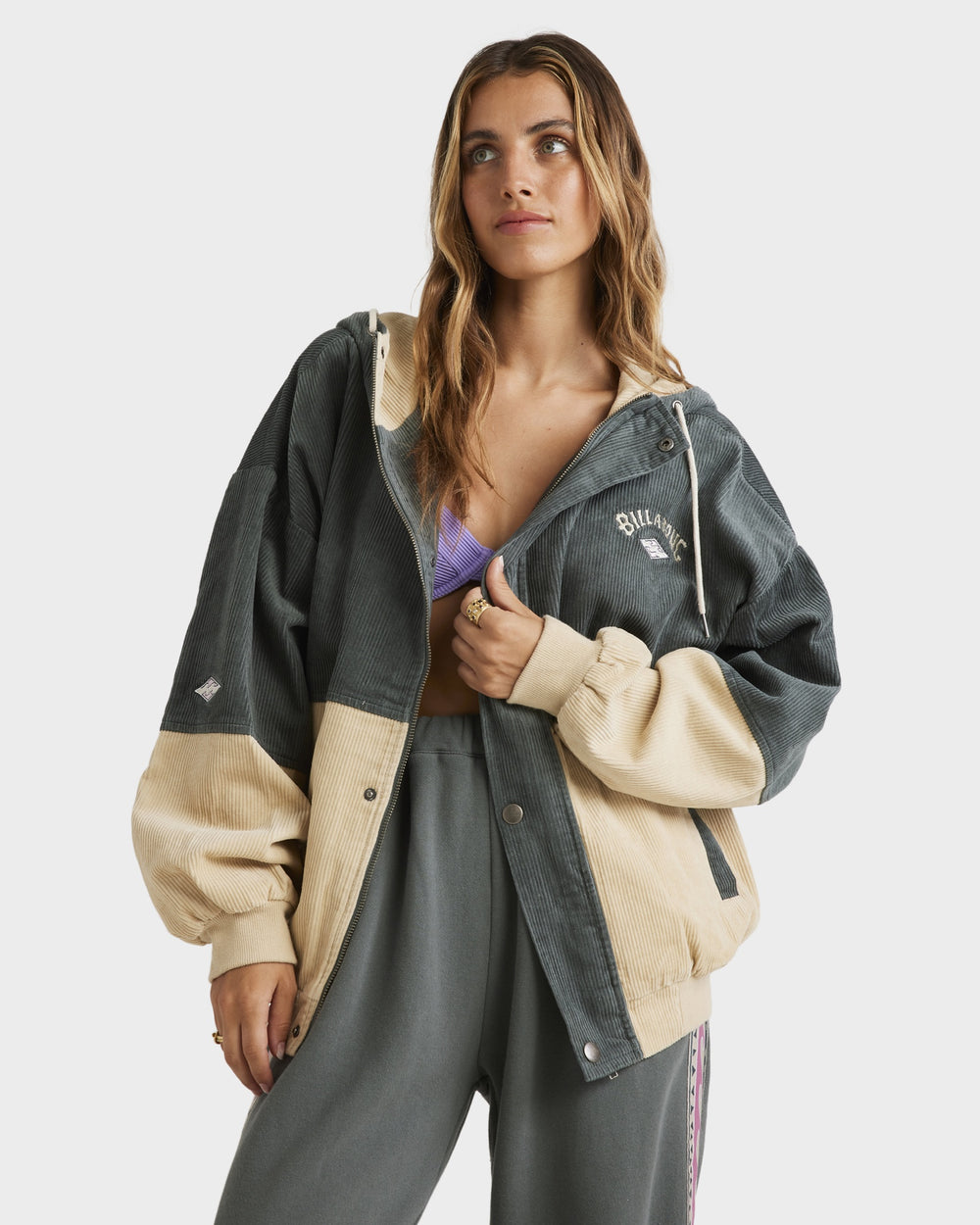Womens Set The Tone Jacket – Multi – Billabong AU
