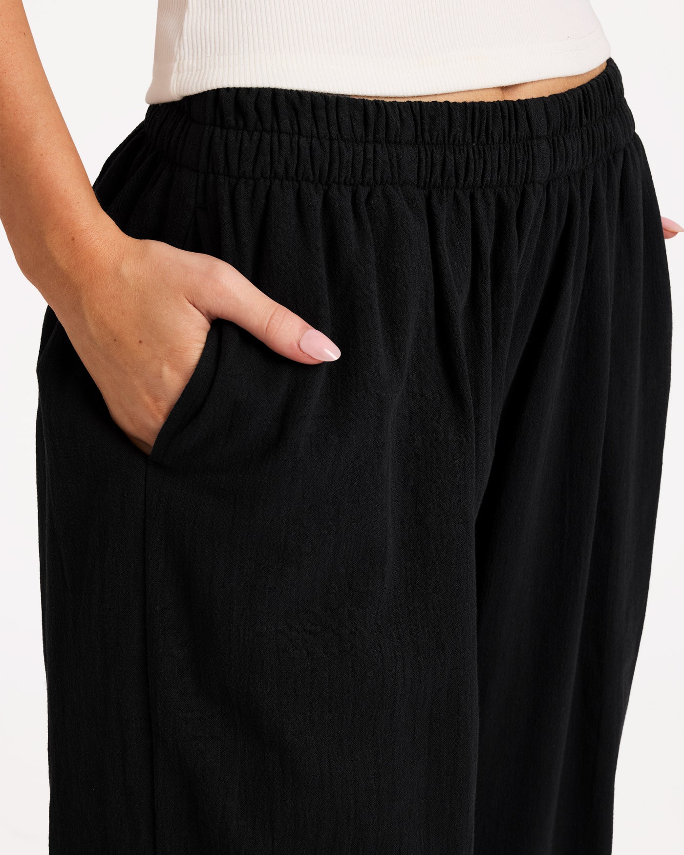 Womens Follow Me Pants – Black – Billabong AU