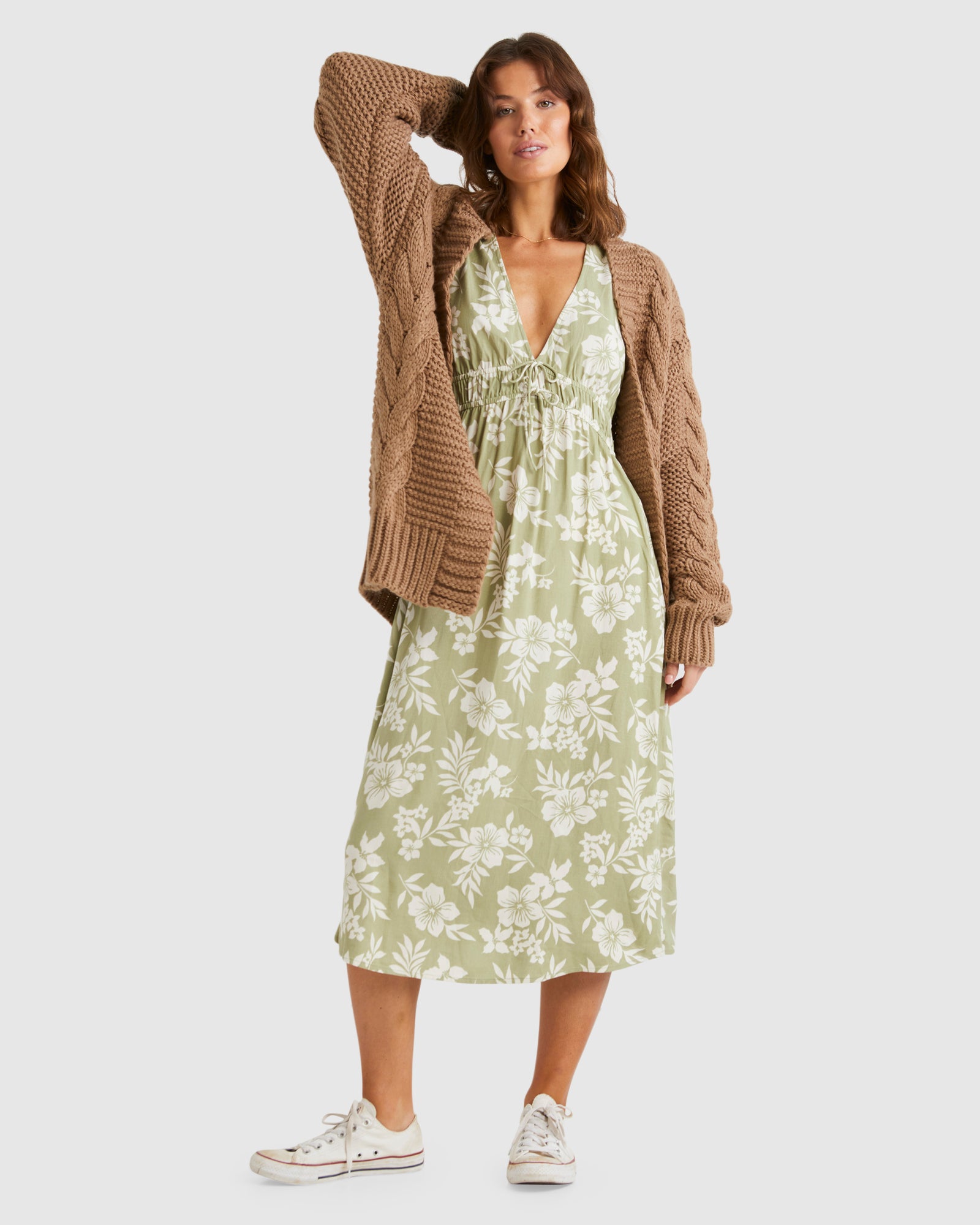 Womens Its Me Cardigan - TOASTED COCONUT | Billabong AU