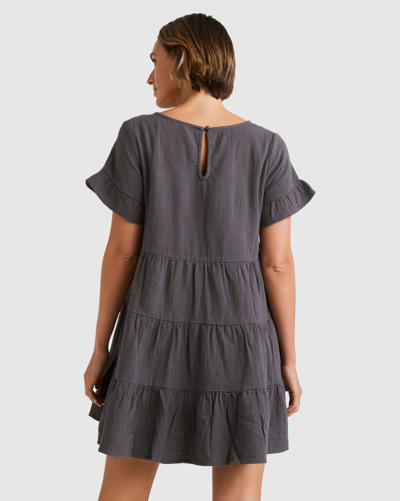 Womens Pixie Mini Dress - WASHED BLACK | Billabong AU