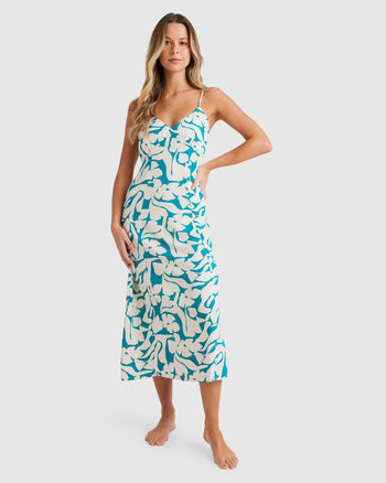 Womens Not A Sol Midi Dress - TROPICOOL | Billabong AU