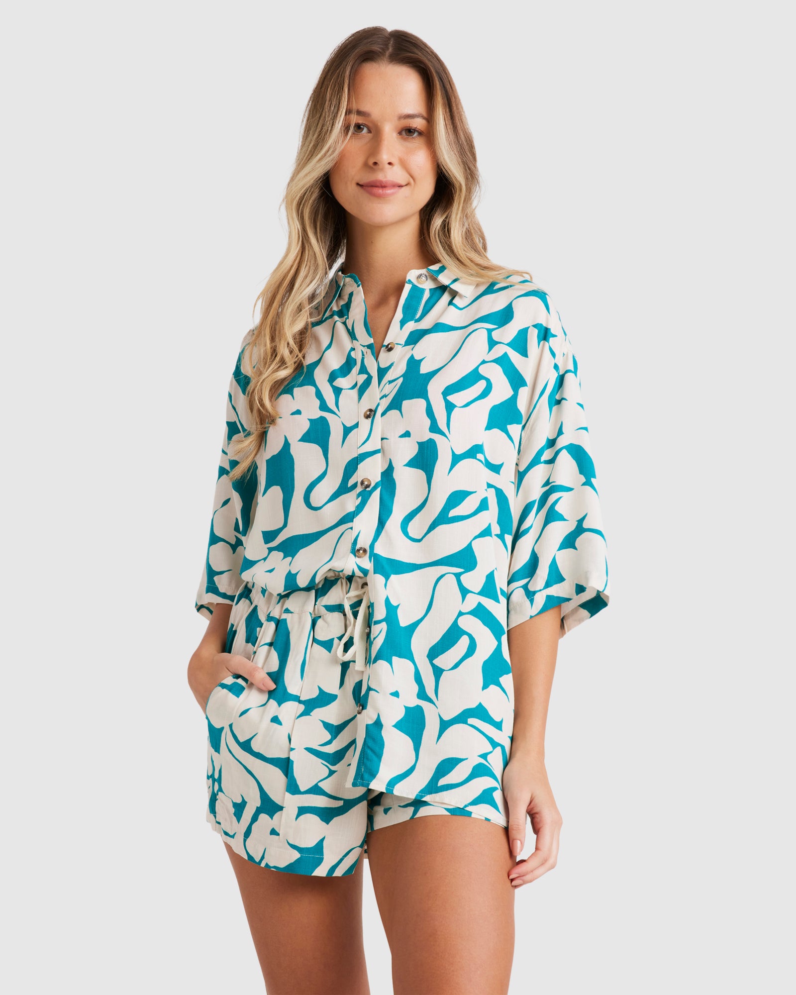 Womens Not A Sol Vacation Shirt - TROPICOOL | Billabong AU