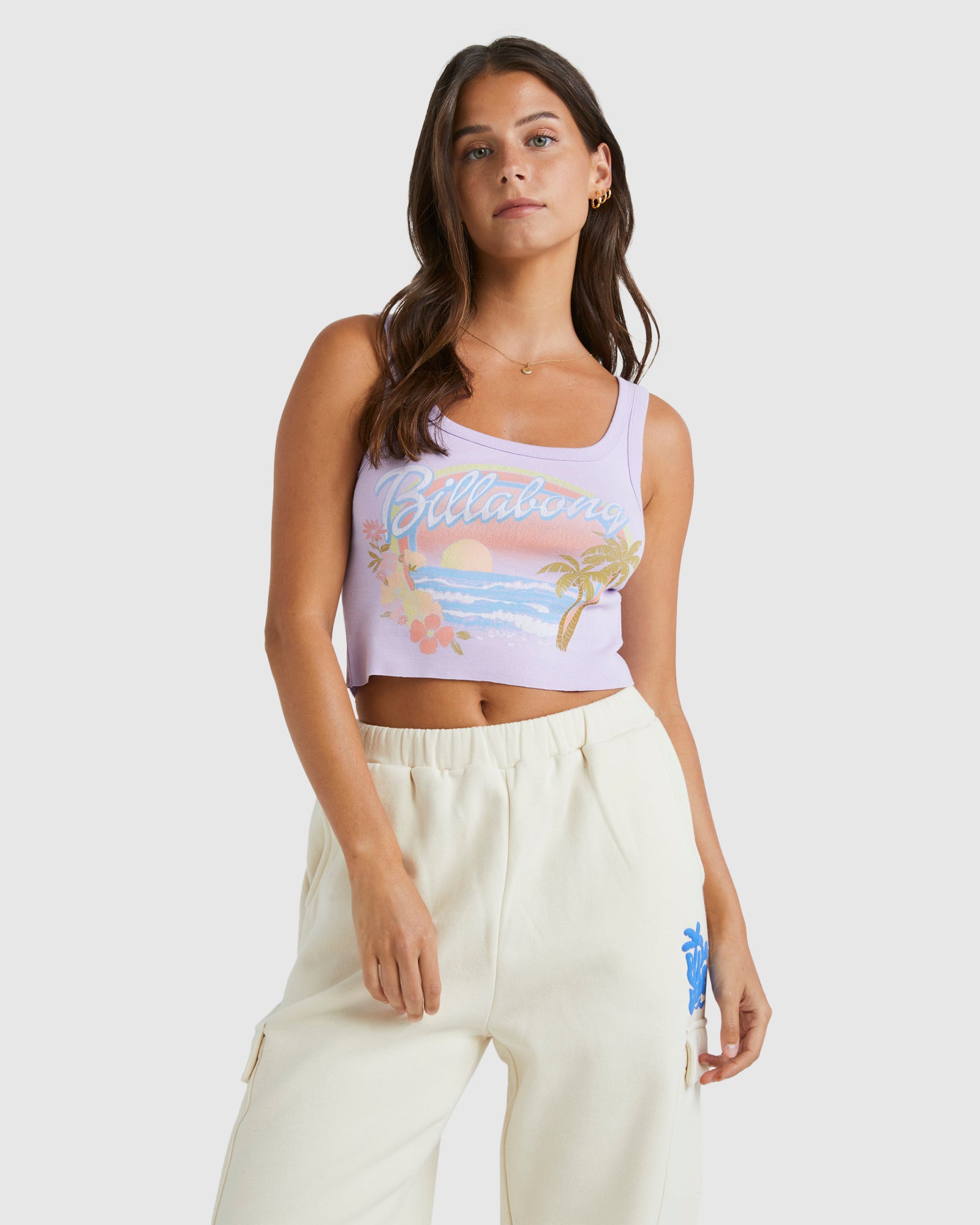 Womens Wild Waves Tank Top - PEACEFUL LILAC | Billabong AU