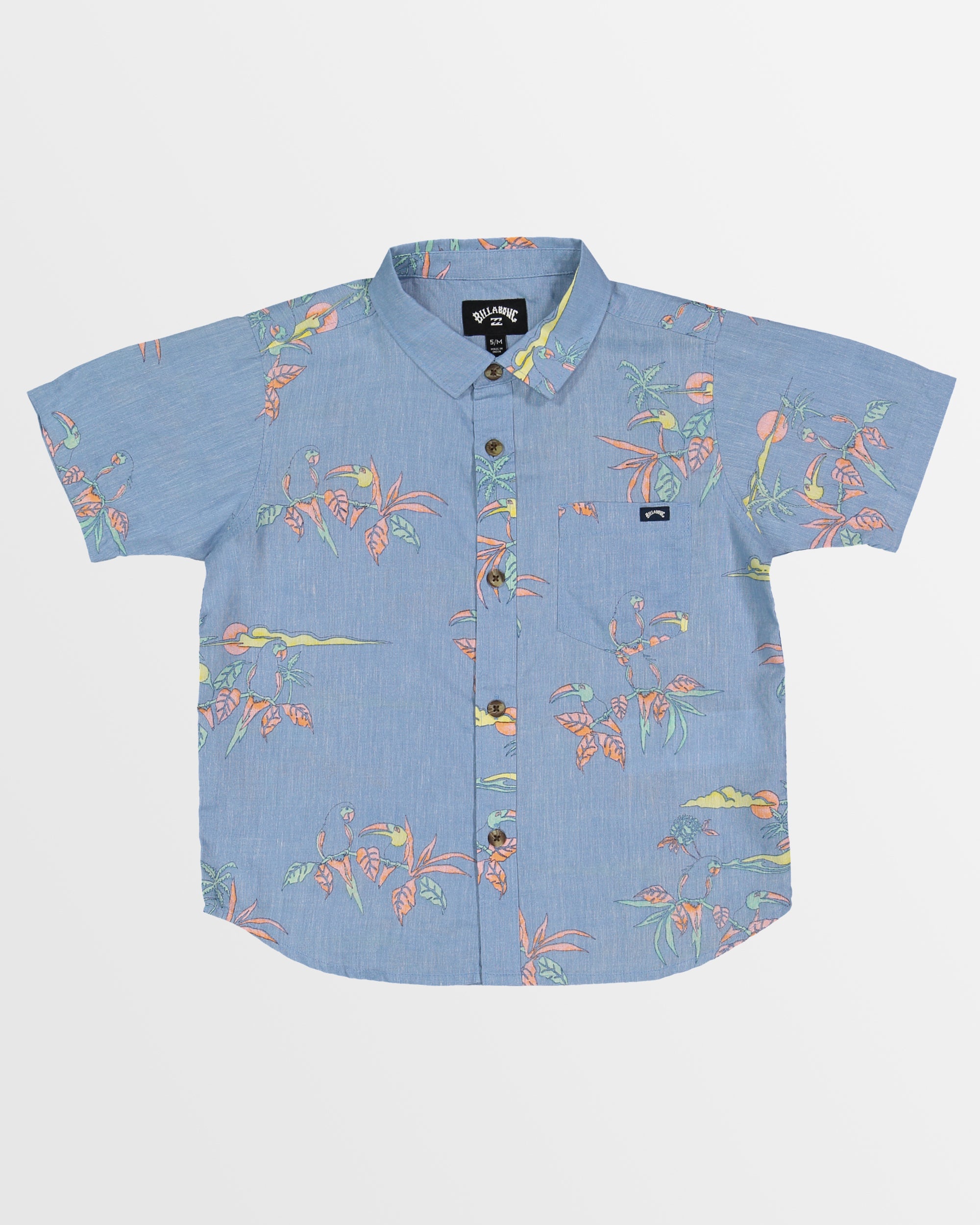 Boys 0-7 Sundays Shirt - COASTAL BLUE | Billabong AU