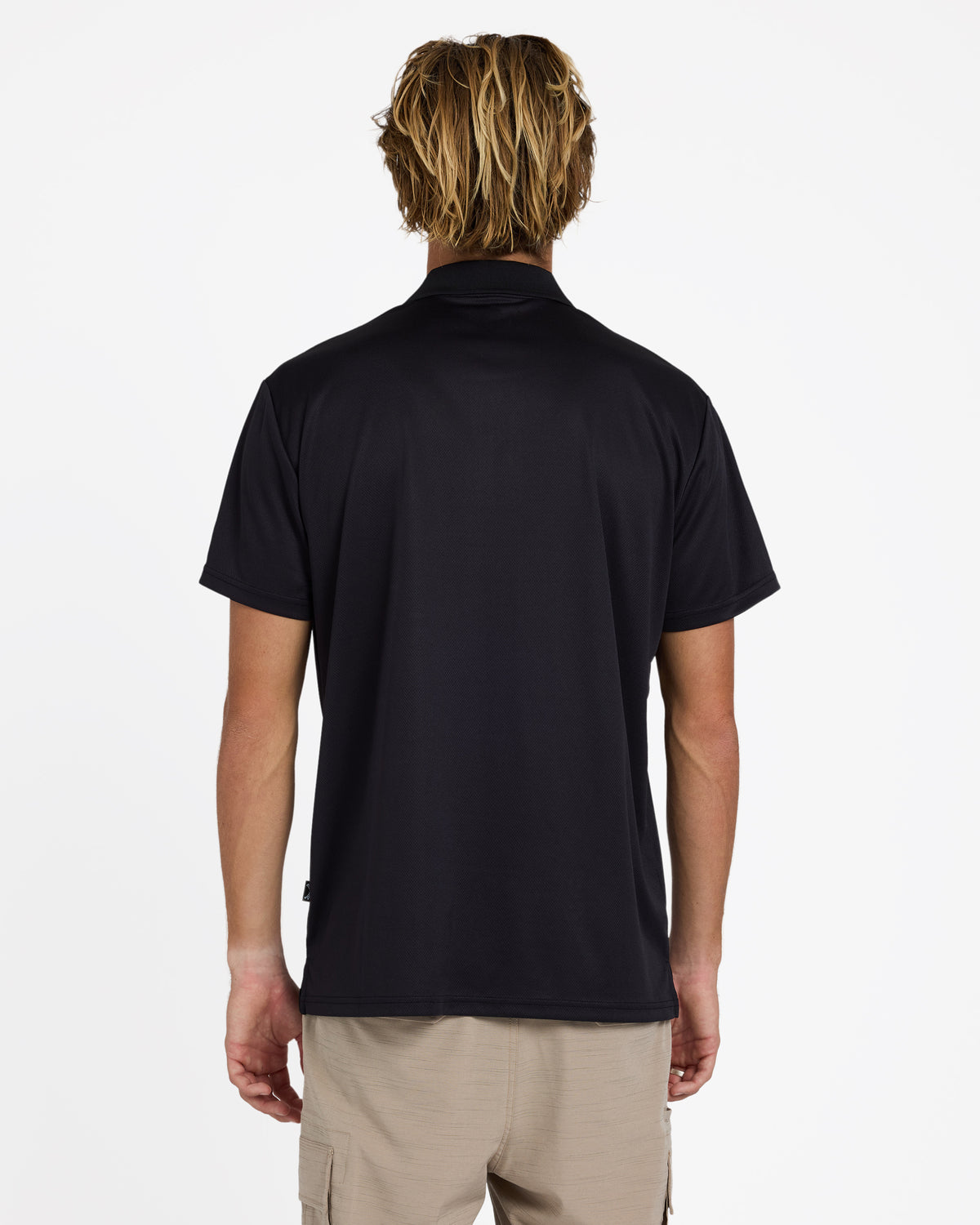 Mens A/Div Short Sleeve Polo Shirt – Black – Billabong AU