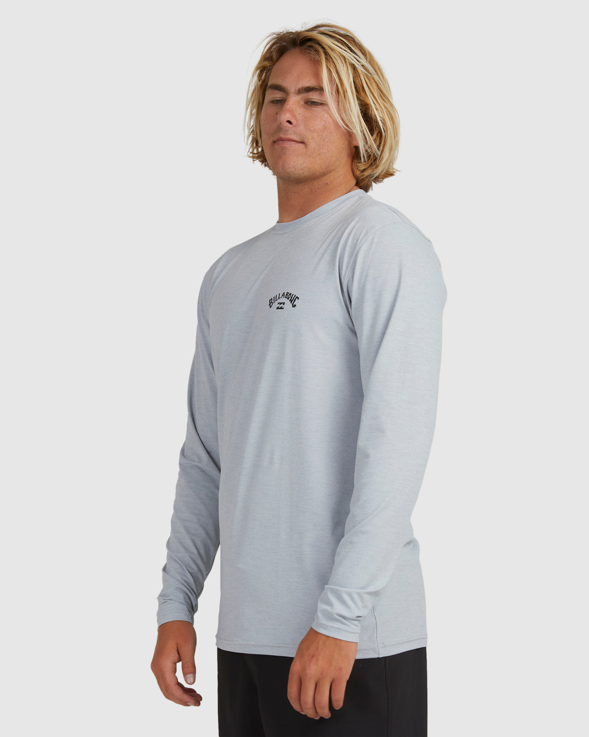 Mens Shoreline Loose Fit Rash Vest – Light Grey Heather – Billabong AU