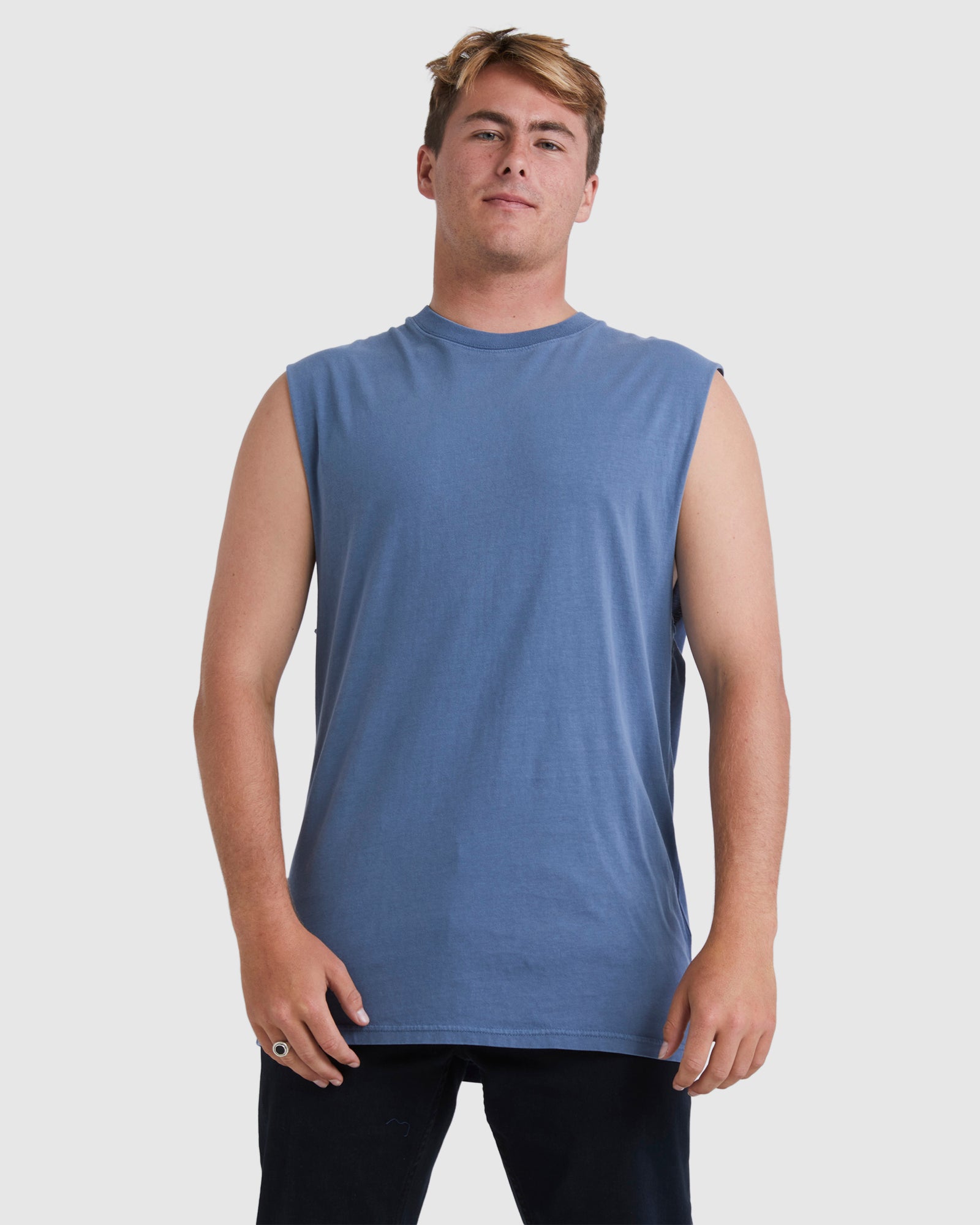 Mens Premium Wave Wash Tank Top - NORTH SEA | Billabong AU