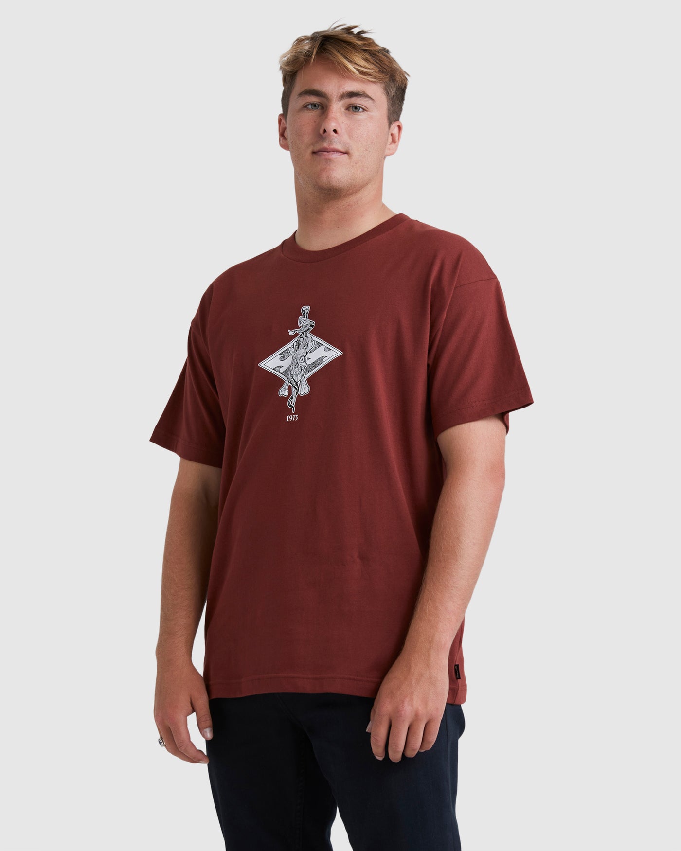 Mens Diamond Skull T-Shirt – Billabong AU